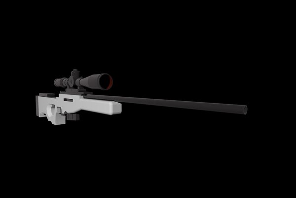 sniper 3d model
