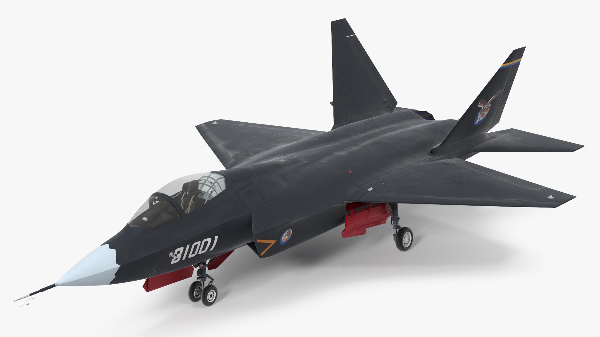 3D Shenyang FC 31 Multirole Jet Fighter Rigged - TurboSquid 1716550