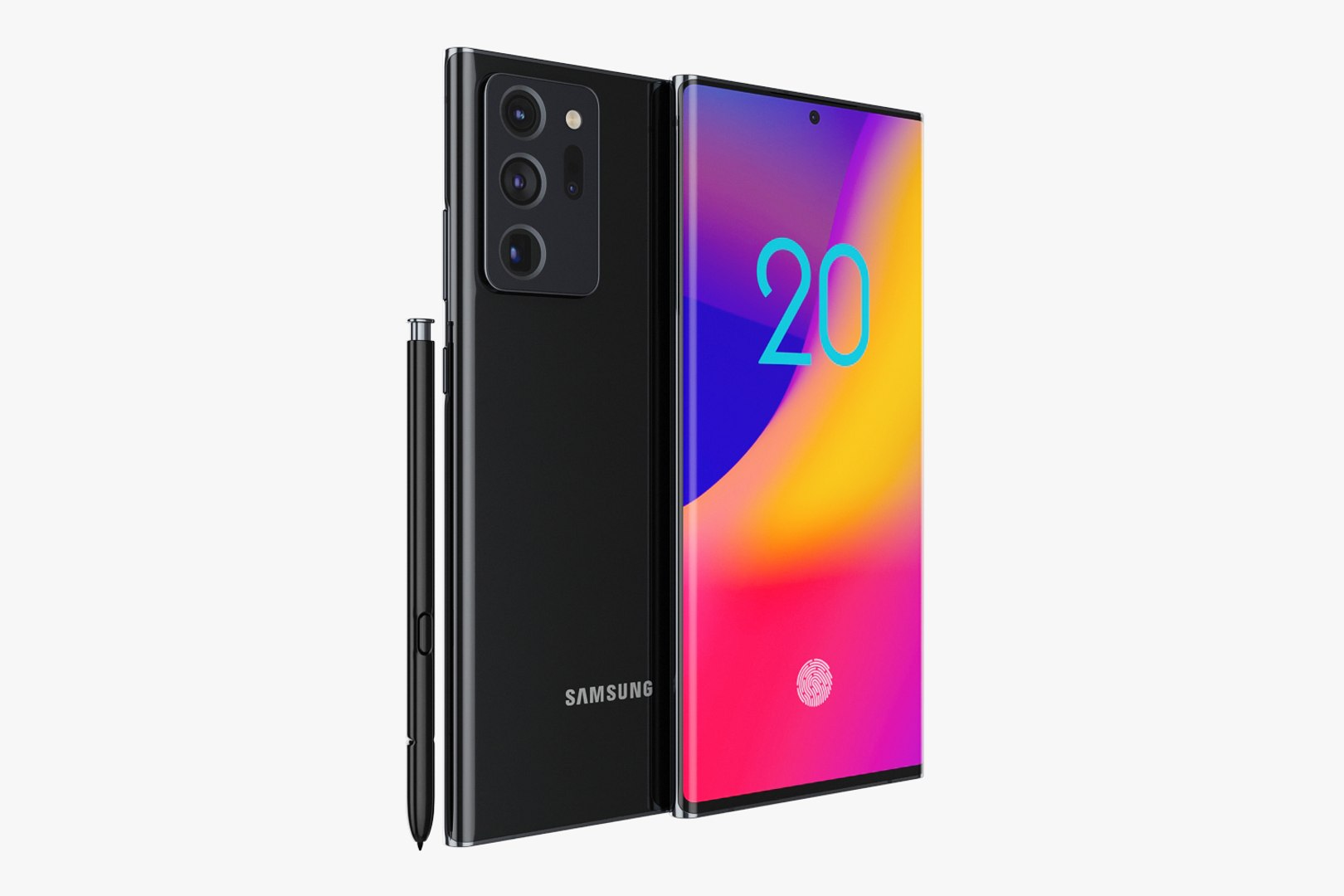 Samsung Galaxy Note 20 3D Model - TurboSquid 1591226