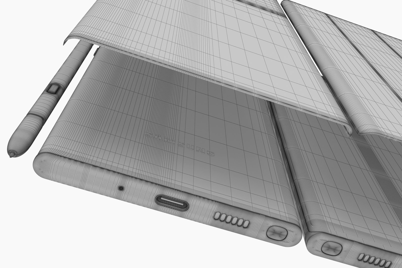 Samsung Galaxy Note 20 3D Model - TurboSquid 1591226