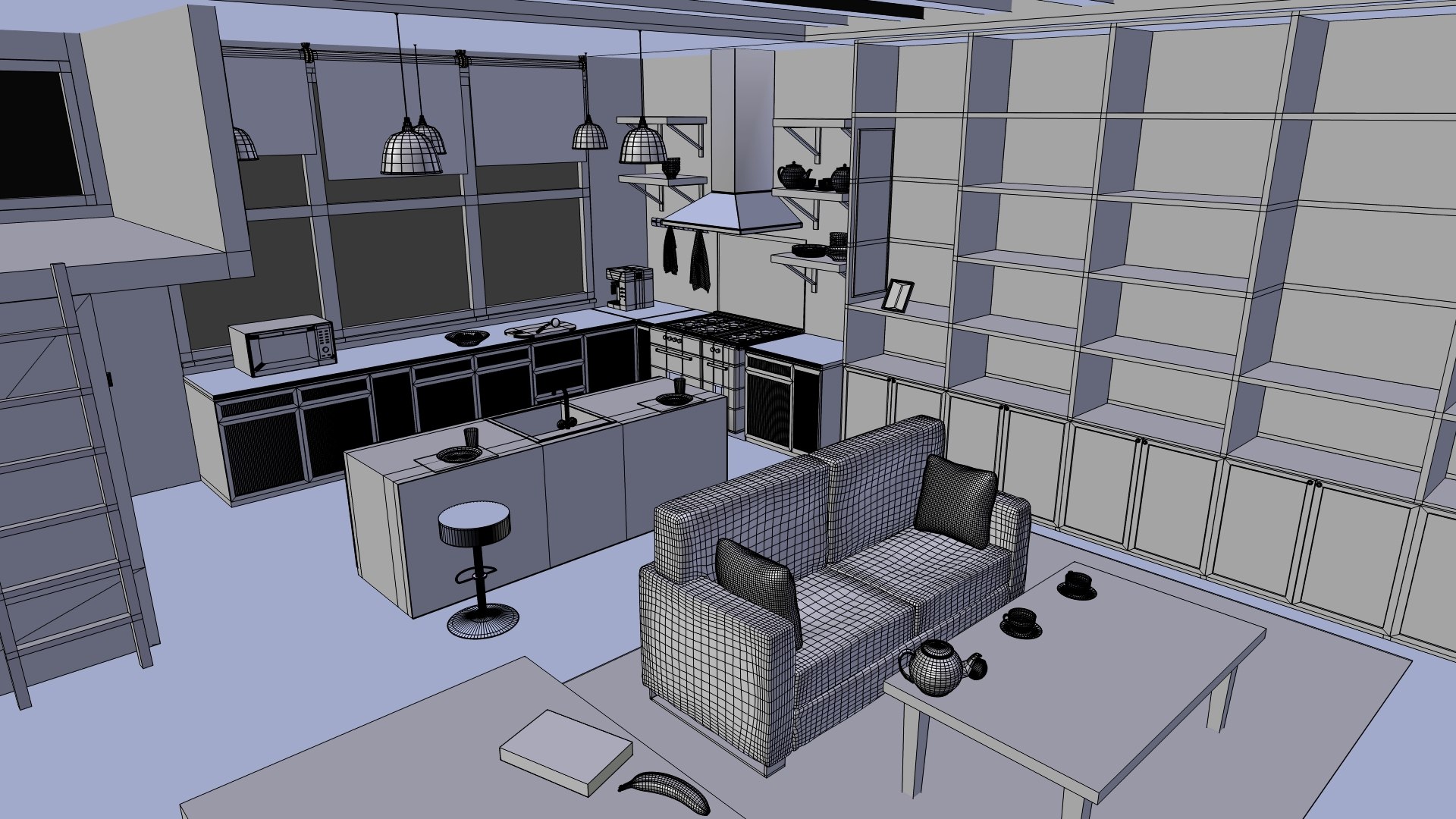 3d Model Scene