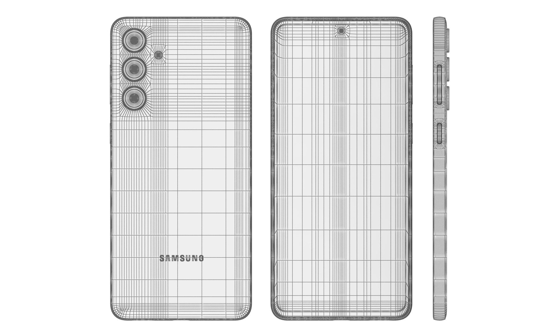 Samsung Galaxy M55 Black 3D Model - TurboSquid 2211899