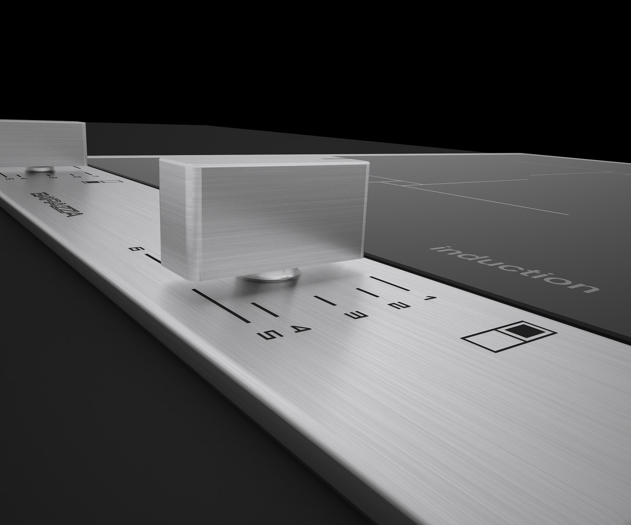 3d obj barazza induction grids barbecue