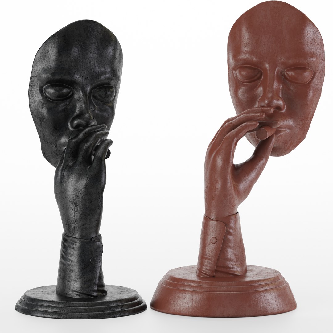 Retro smoker sculpture 3D model - TurboSquid 1707218