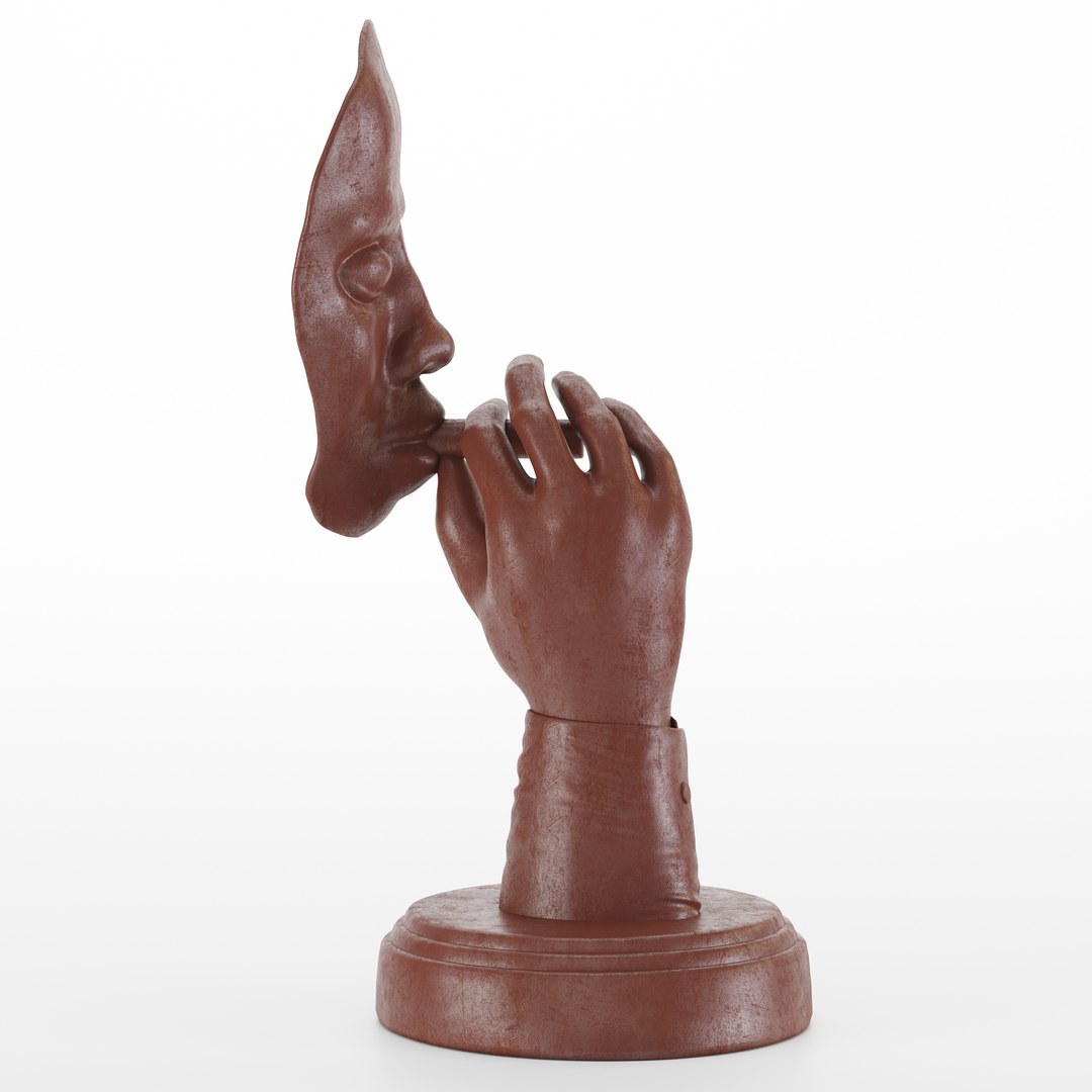 Retro smoker sculpture 3D model - TurboSquid 1707218