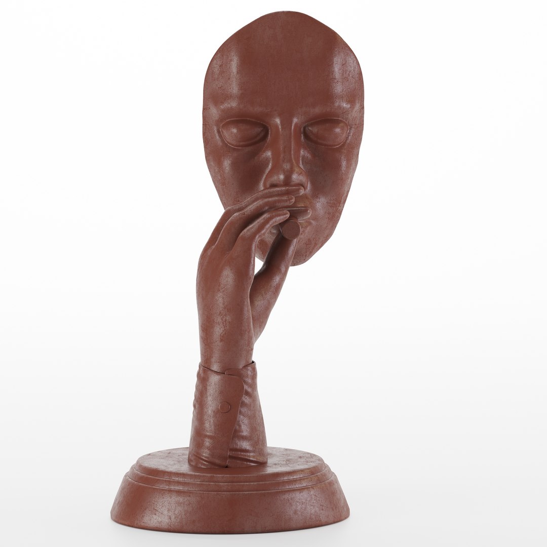 Retro smoker sculpture 3D model - TurboSquid 1707218