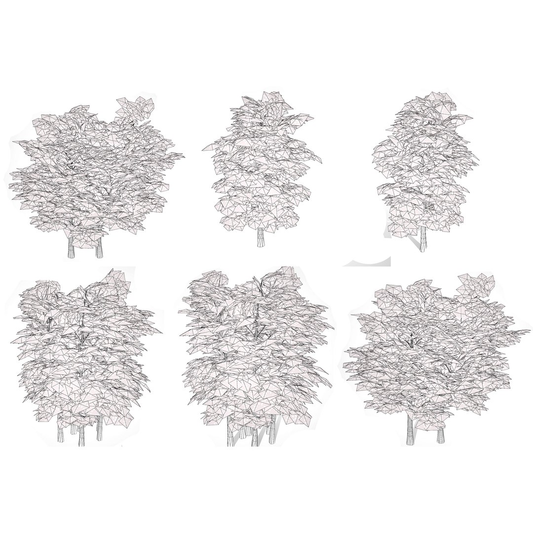 3D Aspen Trees 3D Model Model - TurboSquid 2322556