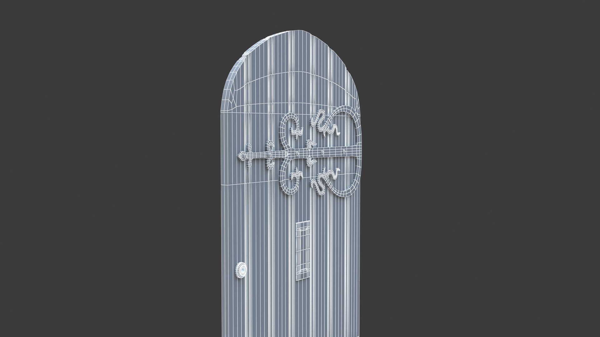 3D Castle Door 04 Low Poly Realistic - TurboSquid 1923540