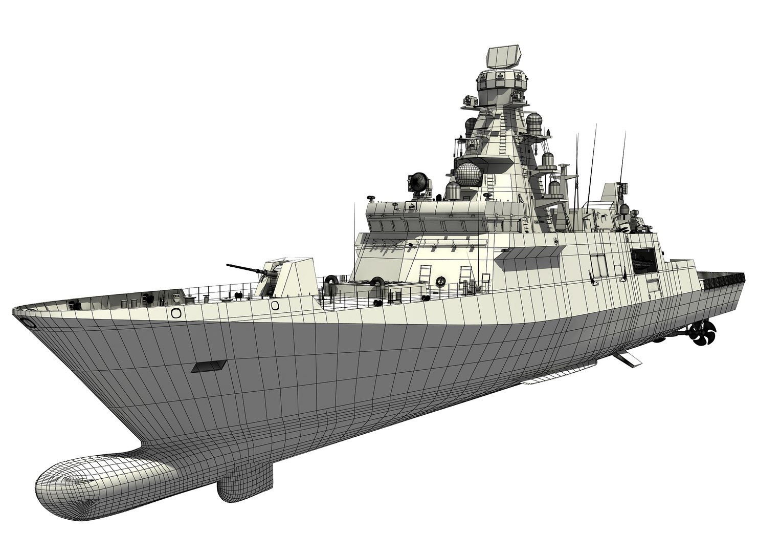 TCG ISTANBUL Turkish ISTIF Class Frigate Model - TurboSquid 2193236