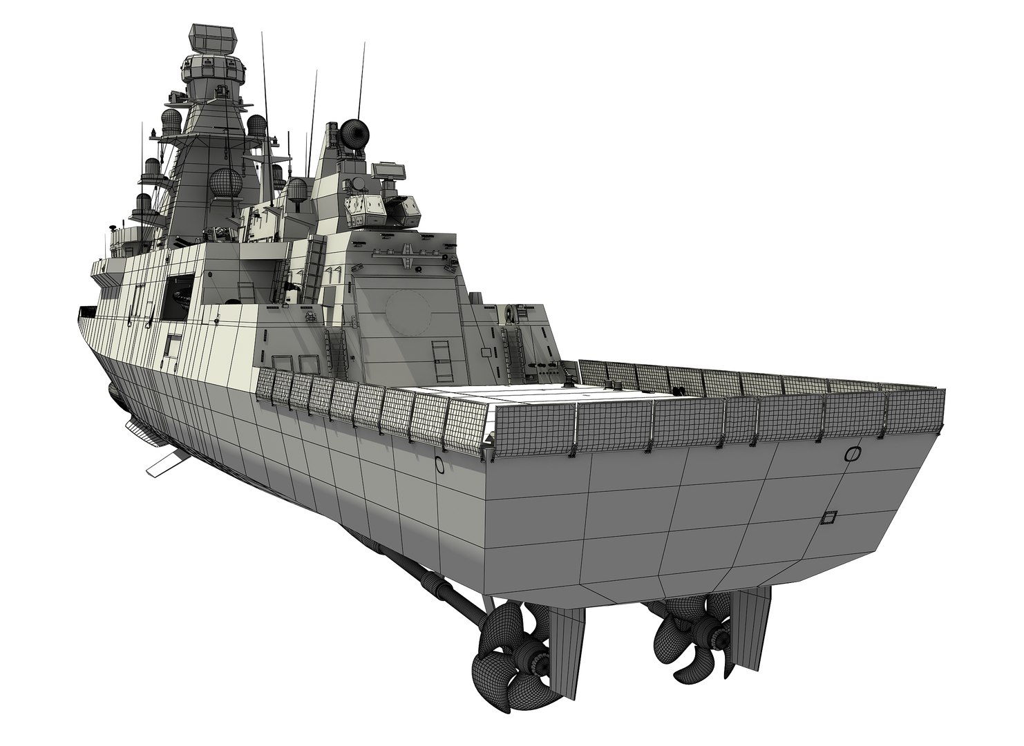 TCG ISTANBUL Turkish ISTIF Class Frigate Model - TurboSquid 2193236