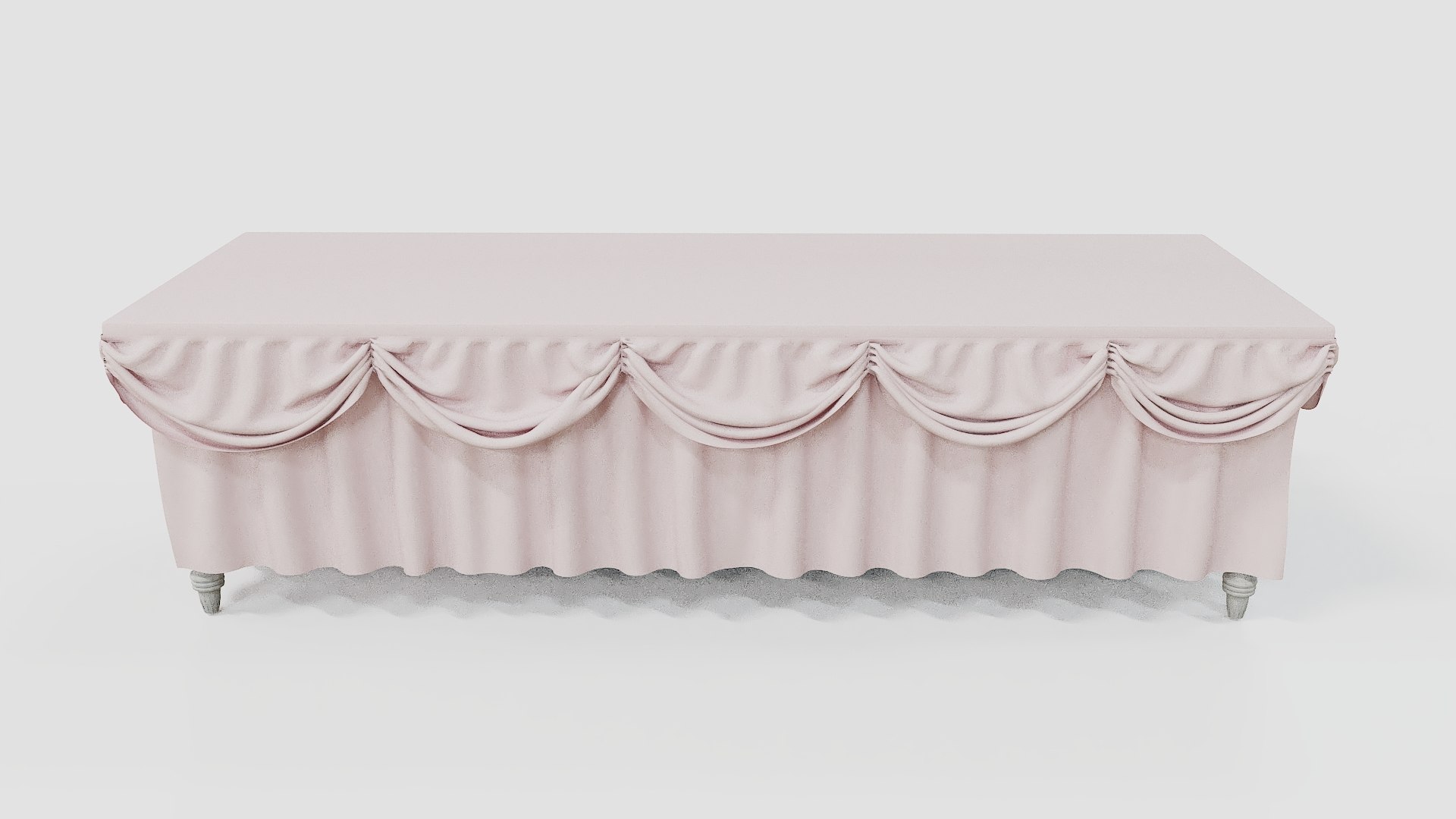3D model Drape Table for Party Event banquet - TurboSquid 2052524