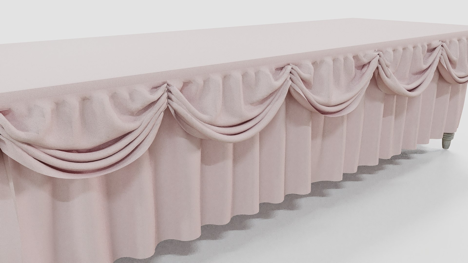 3D model Drape Table for Party Event banquet - TurboSquid 2052524