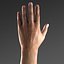 Obj Realistic Male Hand Max8