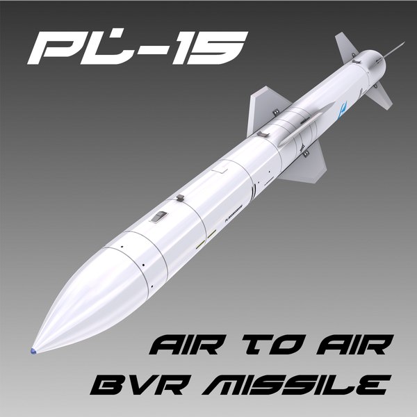 PL-15 BVR 미사일 3D 모델 - TurboSquid 1728615
