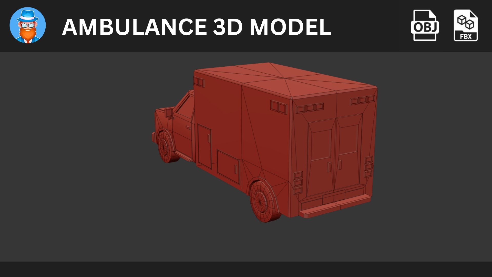 3D Stylized Ambulance 3D Model Model - TurboSquid 2398072