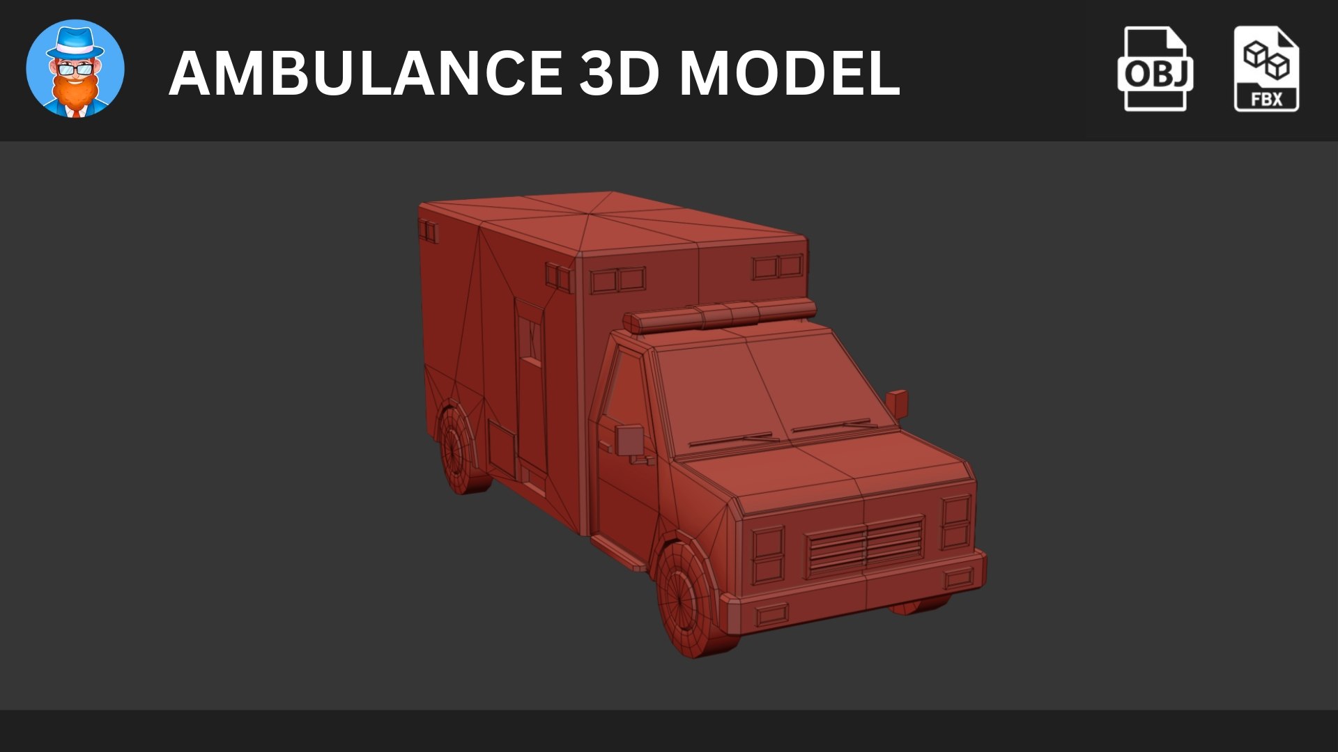 3D Stylized Ambulance 3D Model Model - TurboSquid 2398072