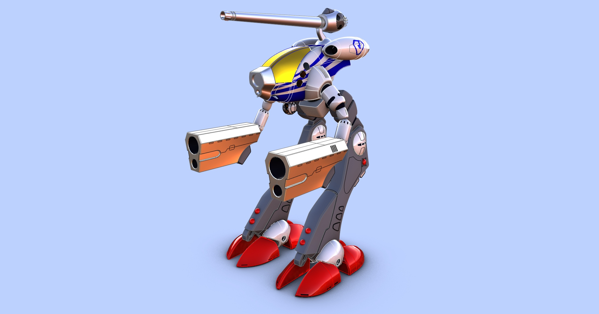 Mecha rhino v7 3D model - TurboSquid 1686892