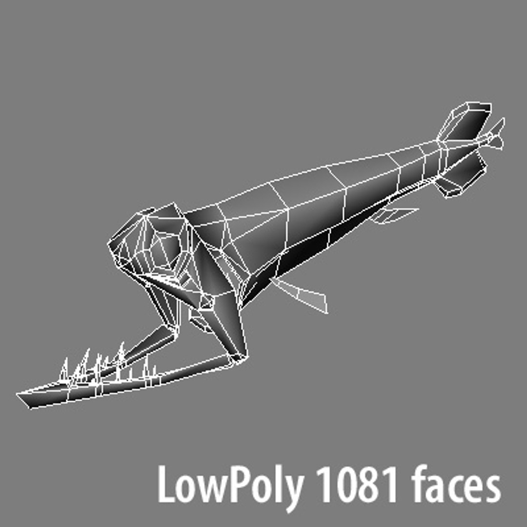 Stoplights Loosejaw - Fish 3d Model