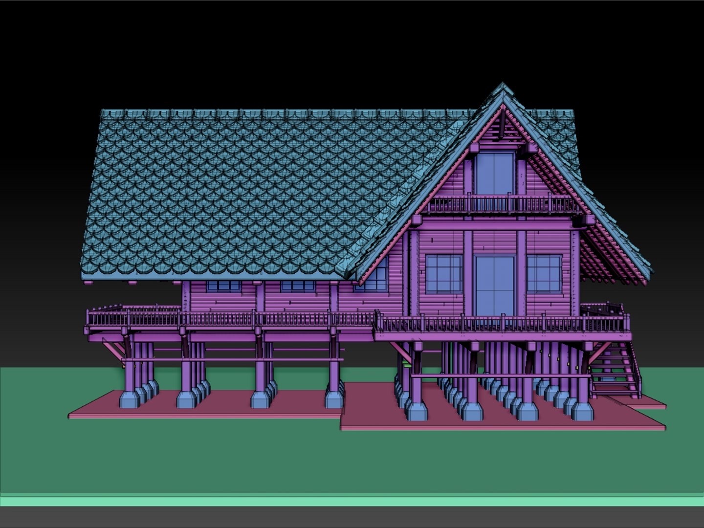 3D Model Tree House - TurboSquid 1613656