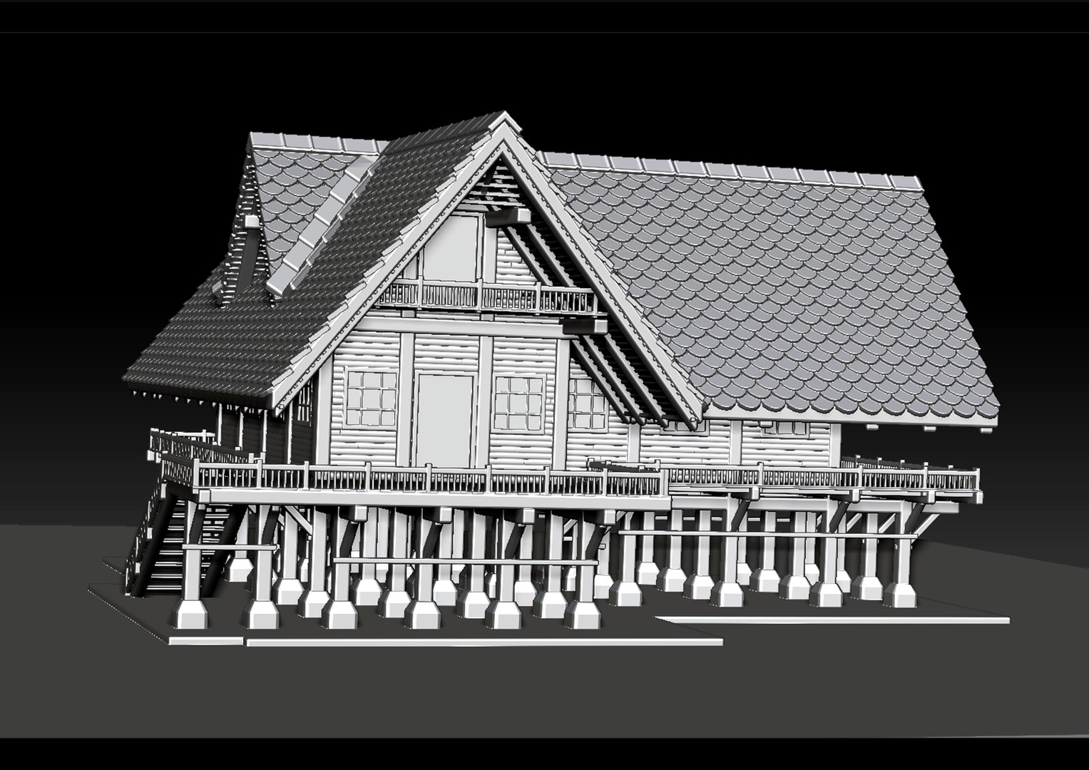 3D Model Tree House - TurboSquid 1613656
