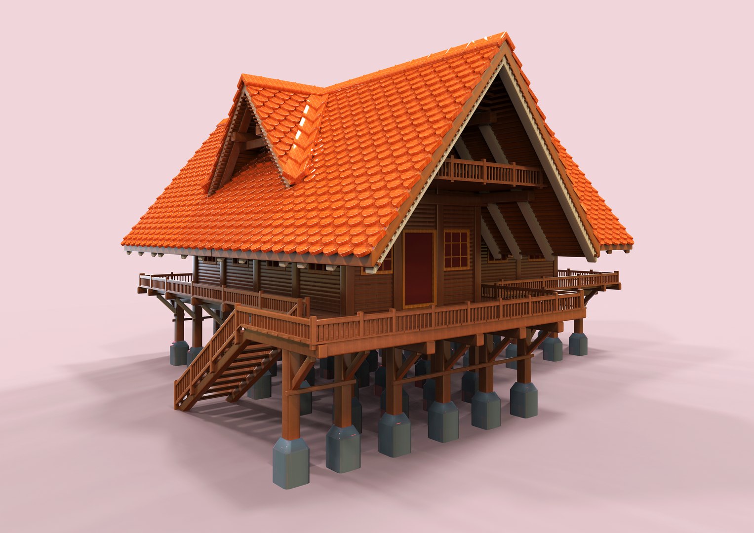 3D Model Tree House - TurboSquid 1613656