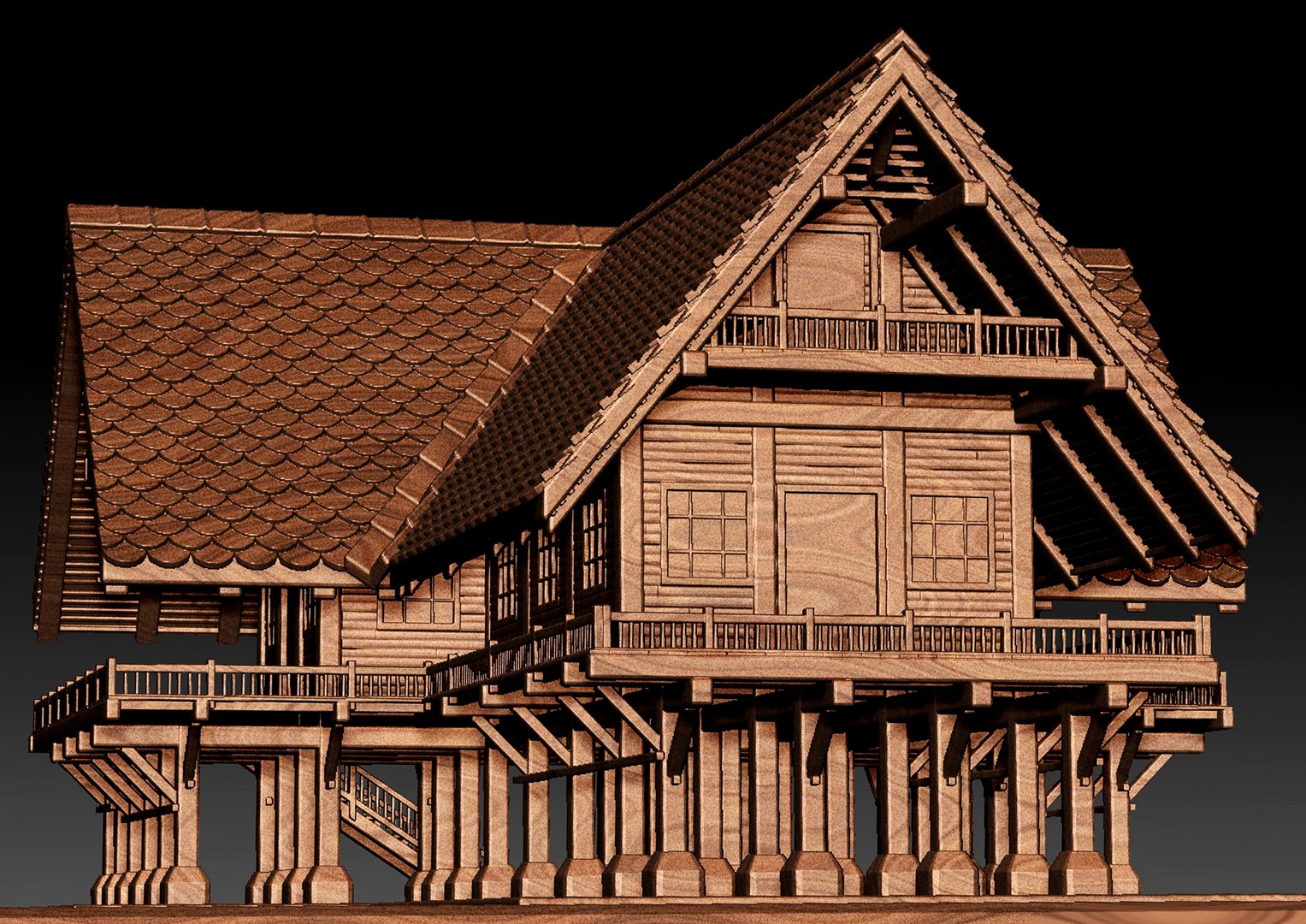 3D Model Tree House - TurboSquid 1613656