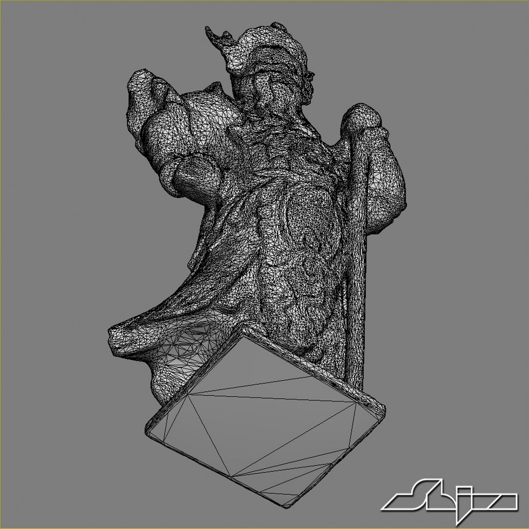 3d Thailand Statuette Guardian Guard