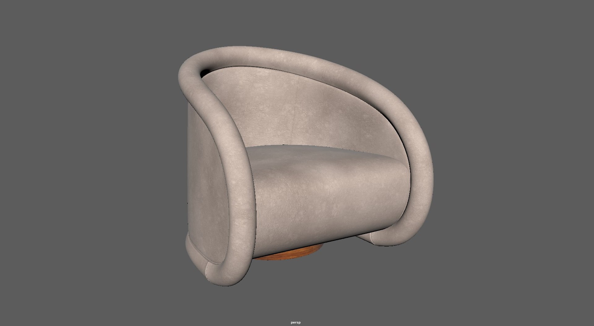 Modern Moucle Swivel Armchair 3d Model 3D - TurboSquid 2368723