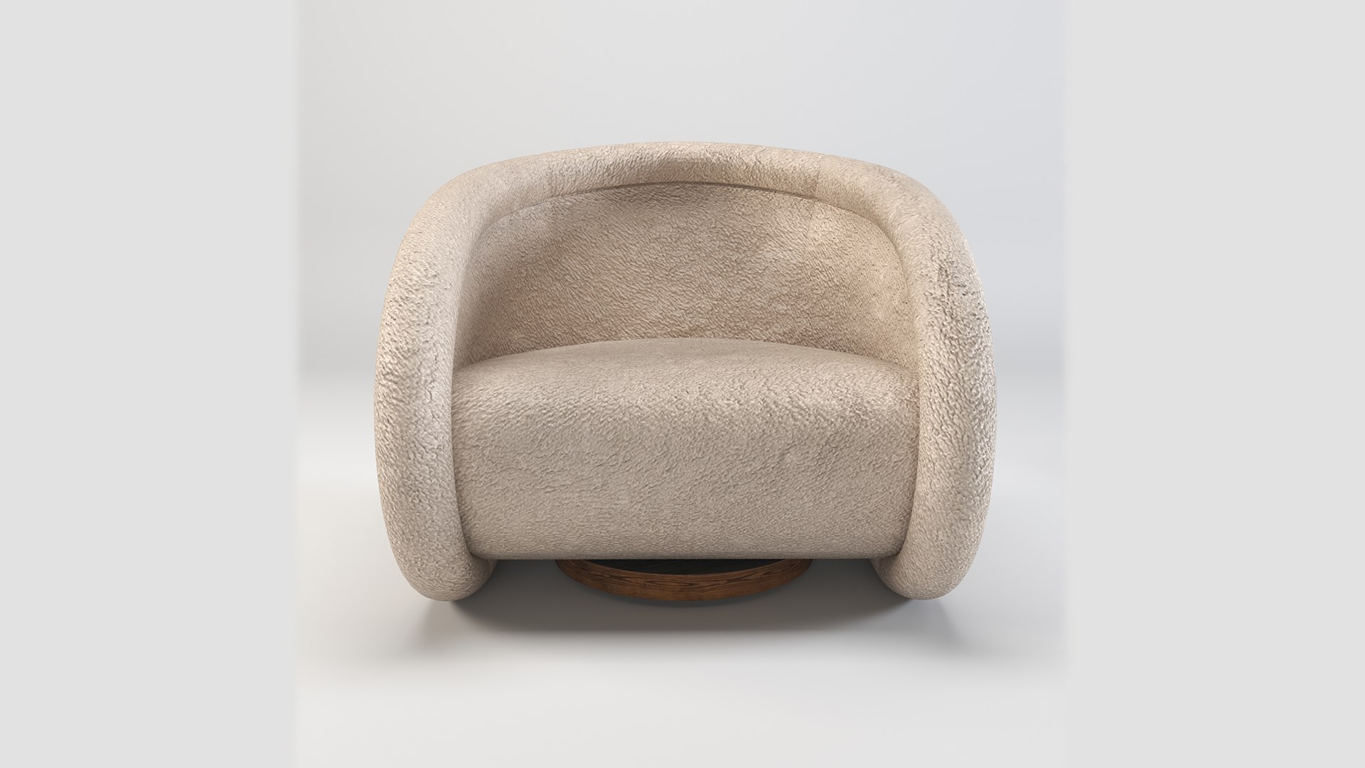Modern Moucle Swivel Armchair 3d Model 3D - TurboSquid 2368723