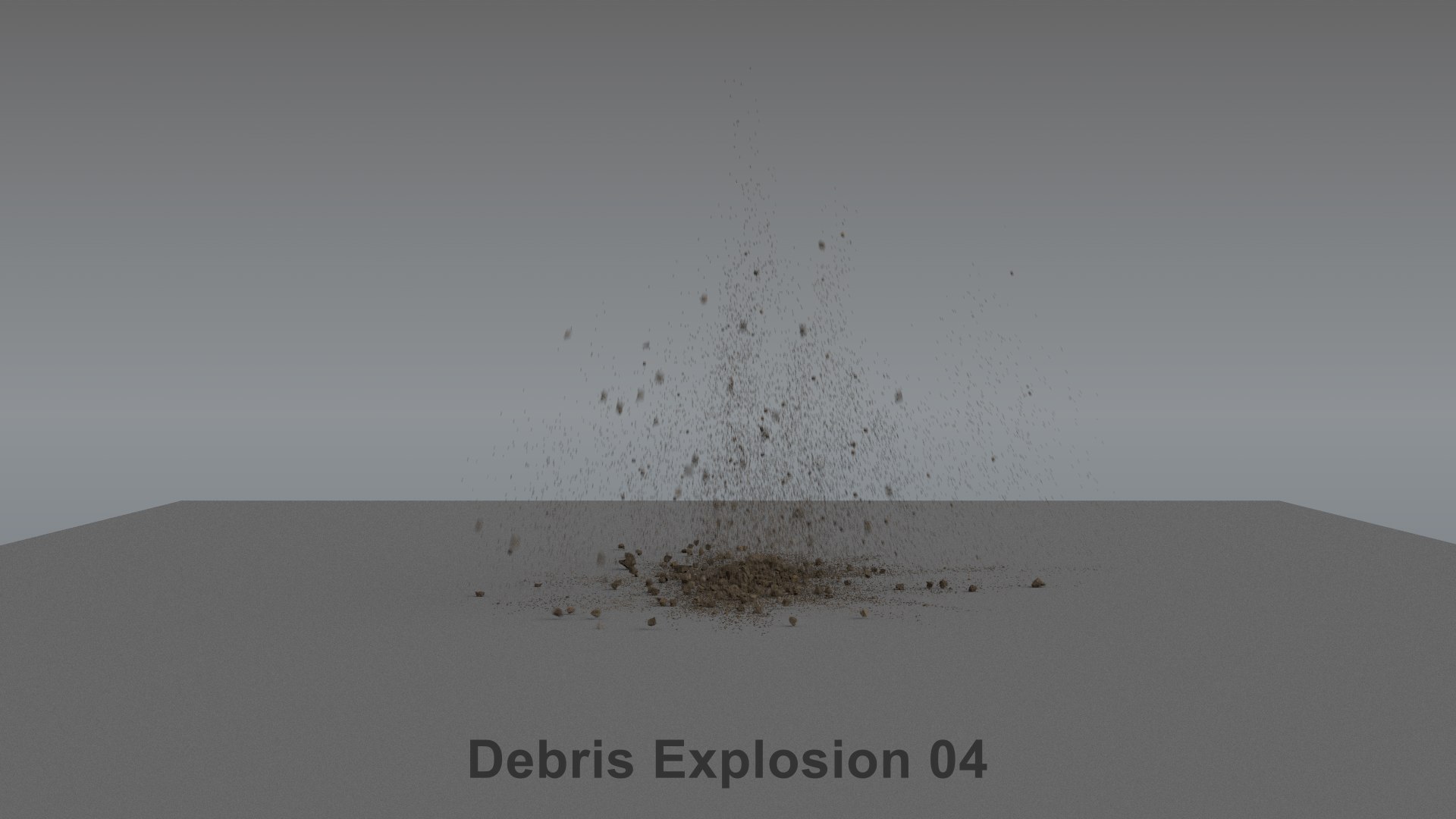 3D Debris Explosion 04 - ABC Model - TurboSquid 1816364