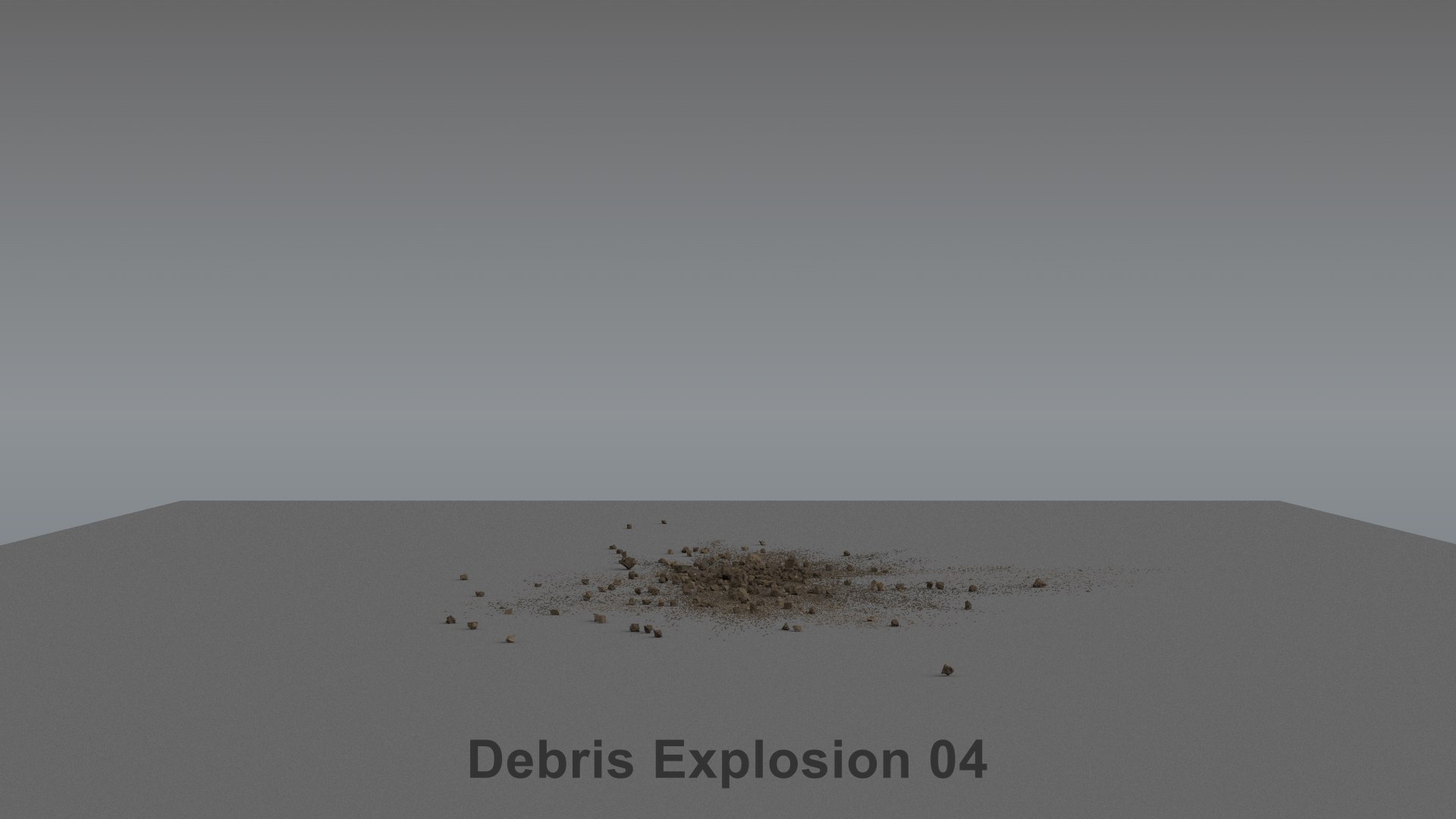 3D Debris Explosion 04 - ABC Model - TurboSquid 1816364