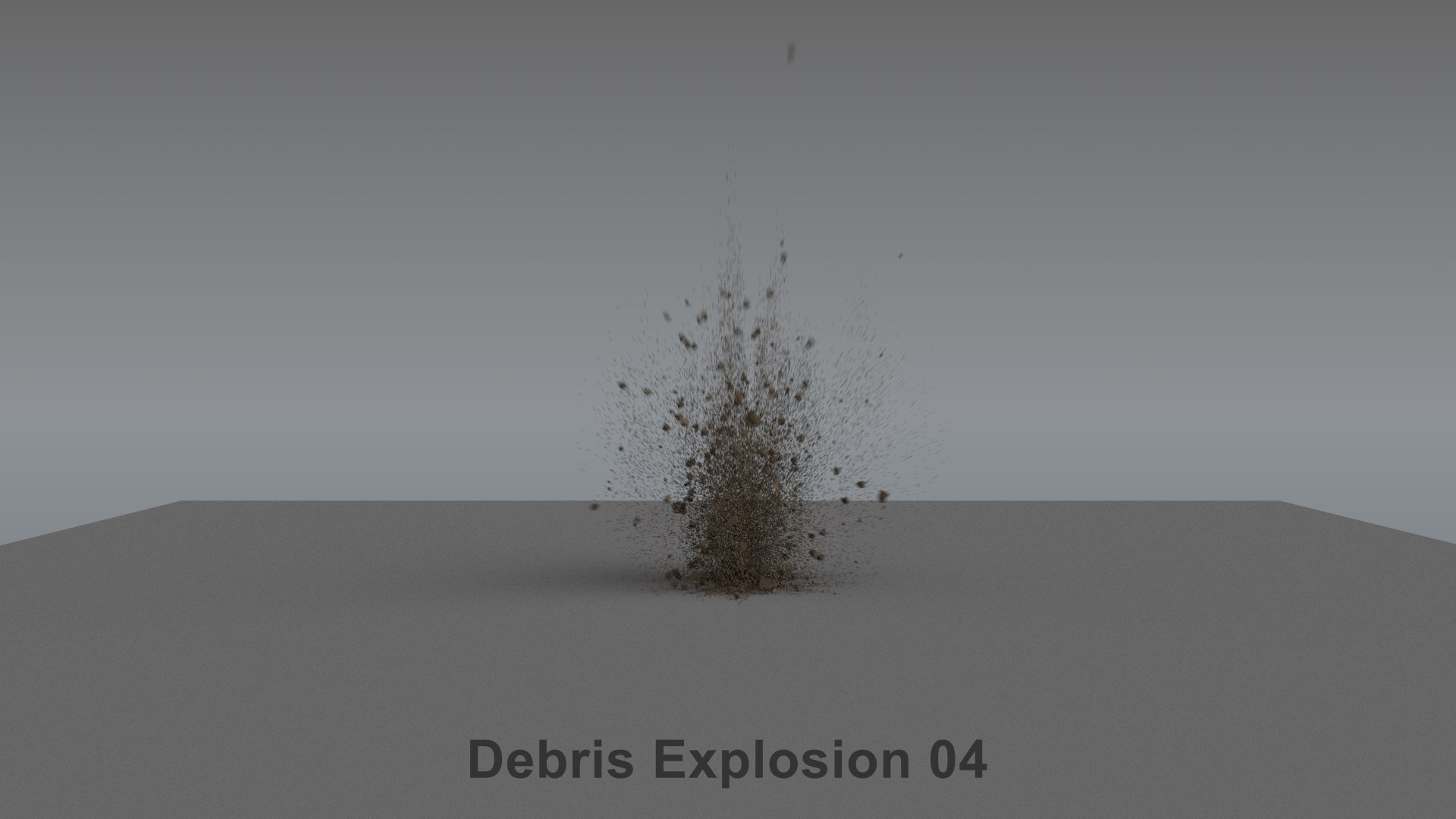 3D Debris Explosion 04 - ABC Model - TurboSquid 1816364