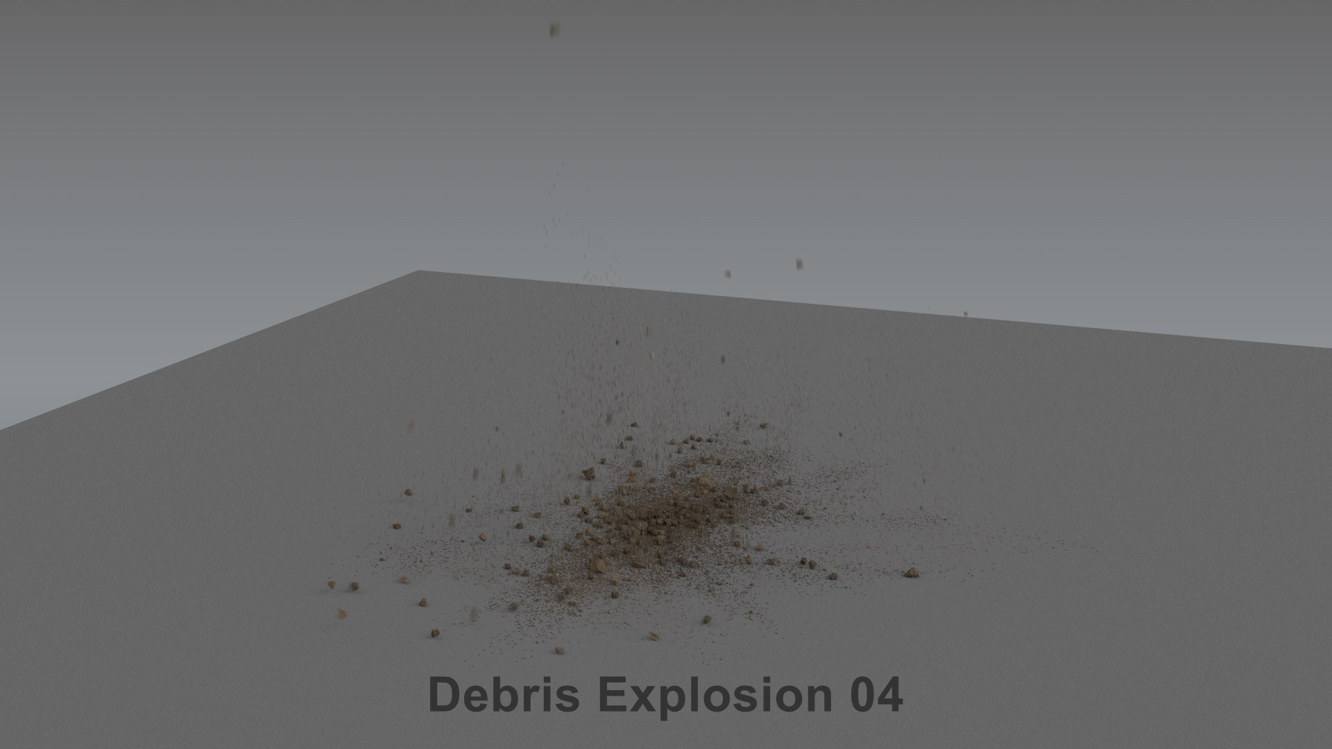 3D Debris Explosion 04 - ABC Model - TurboSquid 1816364