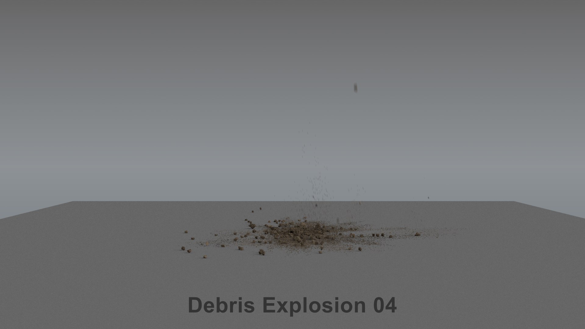 3D Debris Explosion 04 - ABC Model - TurboSquid 1816364