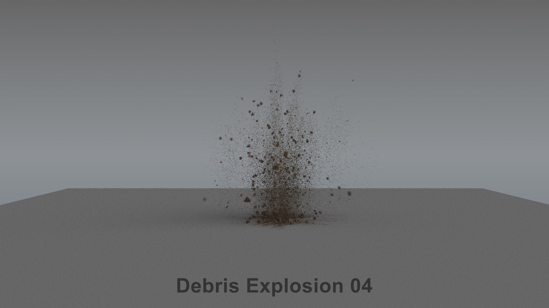 3D Debris Explosion 04 - ABC Model - TurboSquid 1816364