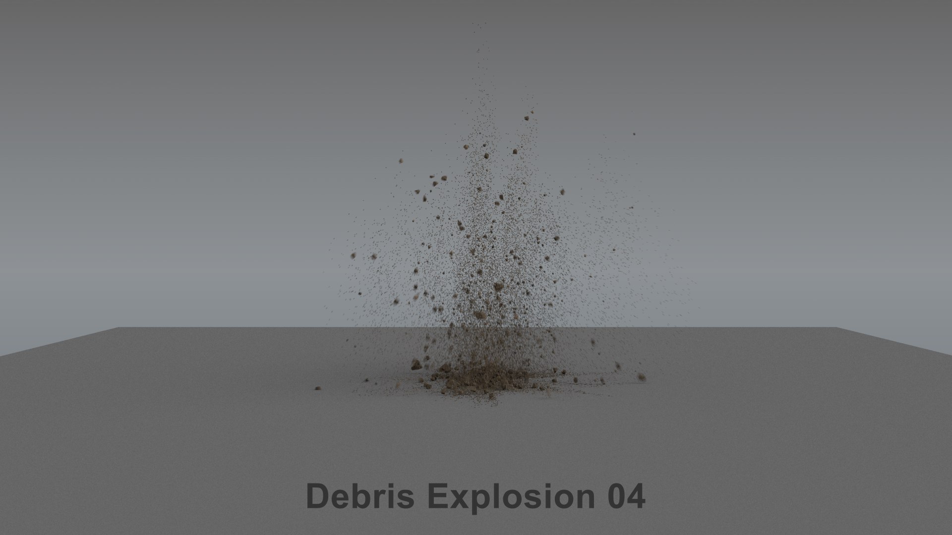 3D Debris Explosion 04 - ABC Model - TurboSquid 1816364