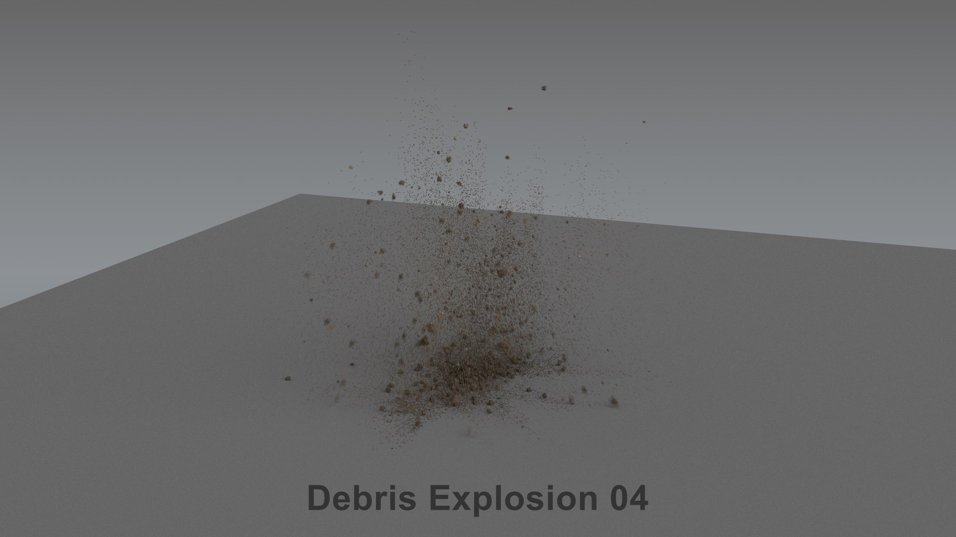 3D Debris Explosion 04 - ABC Model - TurboSquid 1816364