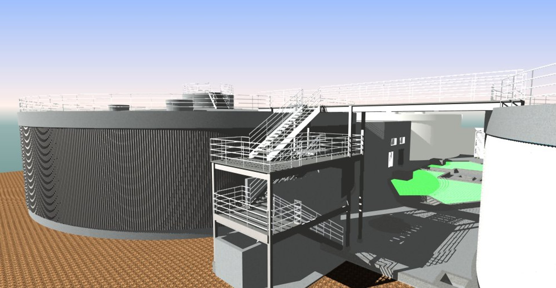 Waste Treatment 3d Rvt