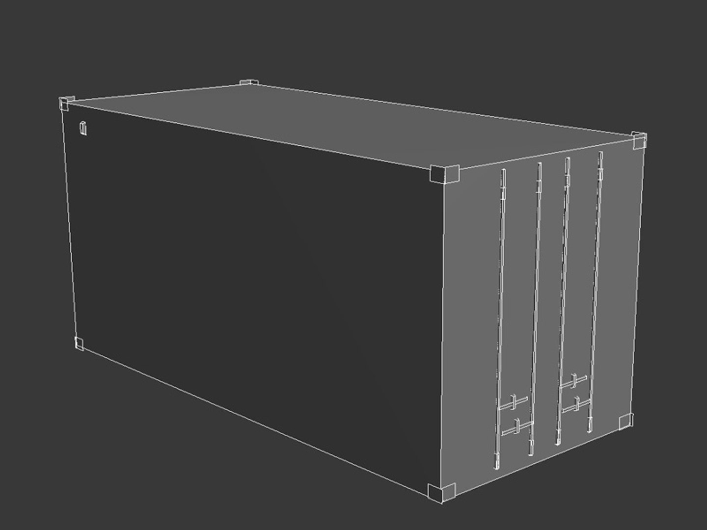 Shipping Container 3d 3ds