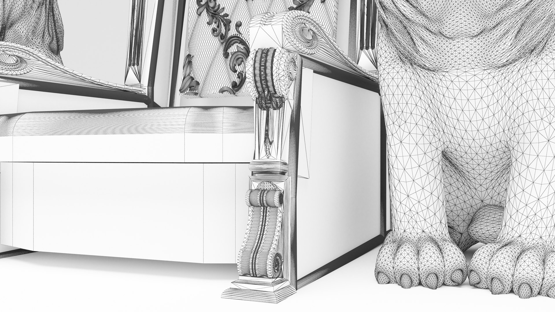 3D king throne 3 - TurboSquid 1465759