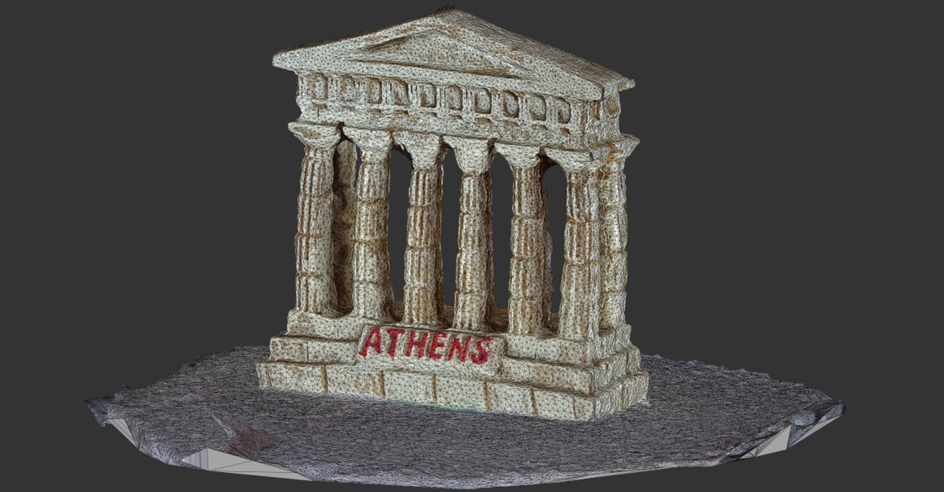 Athens Greece The Parthenon 3D - TurboSquid 2135353