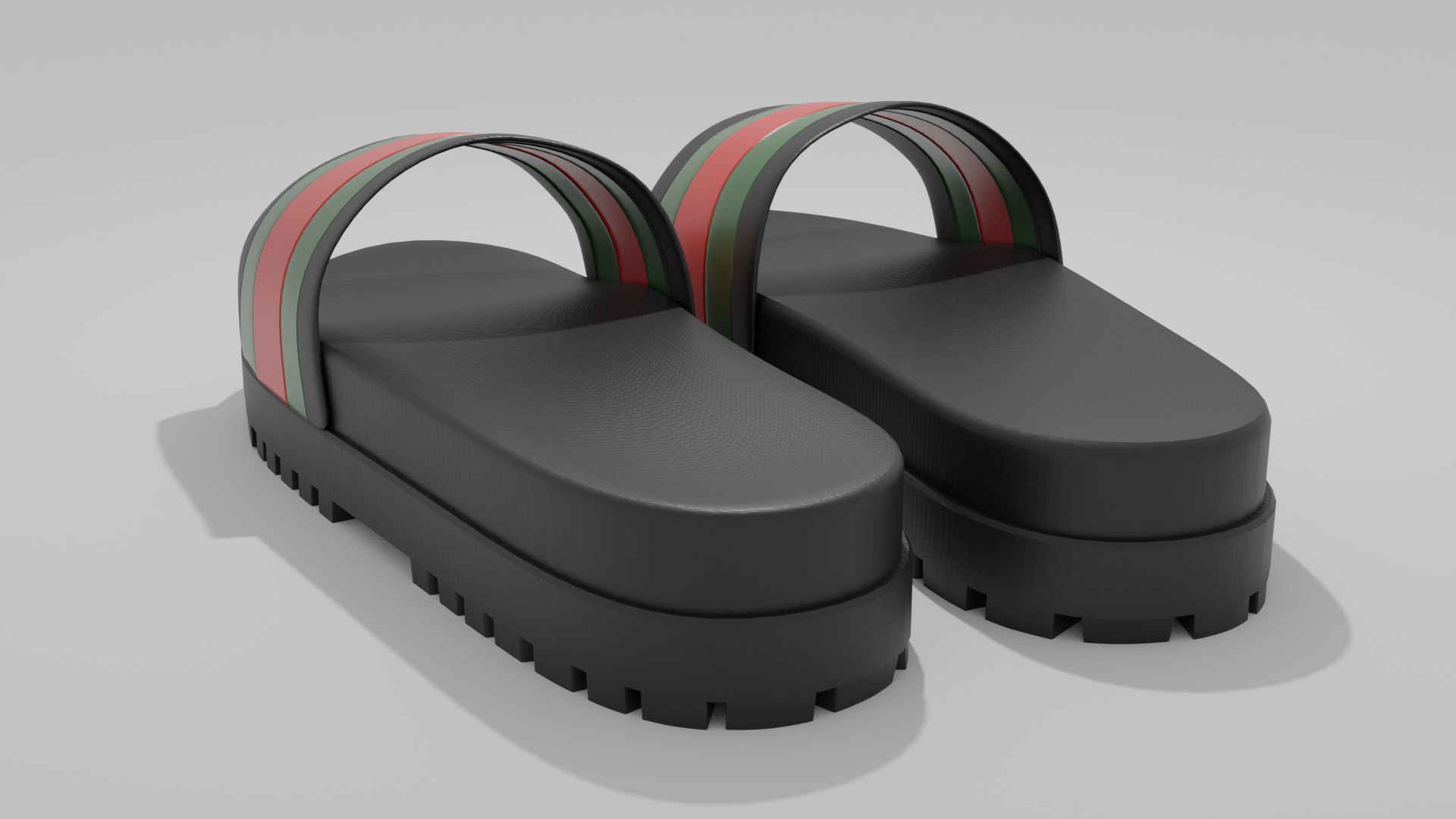 Slide Sandal 3d model 3D model - TurboSquid 2043988