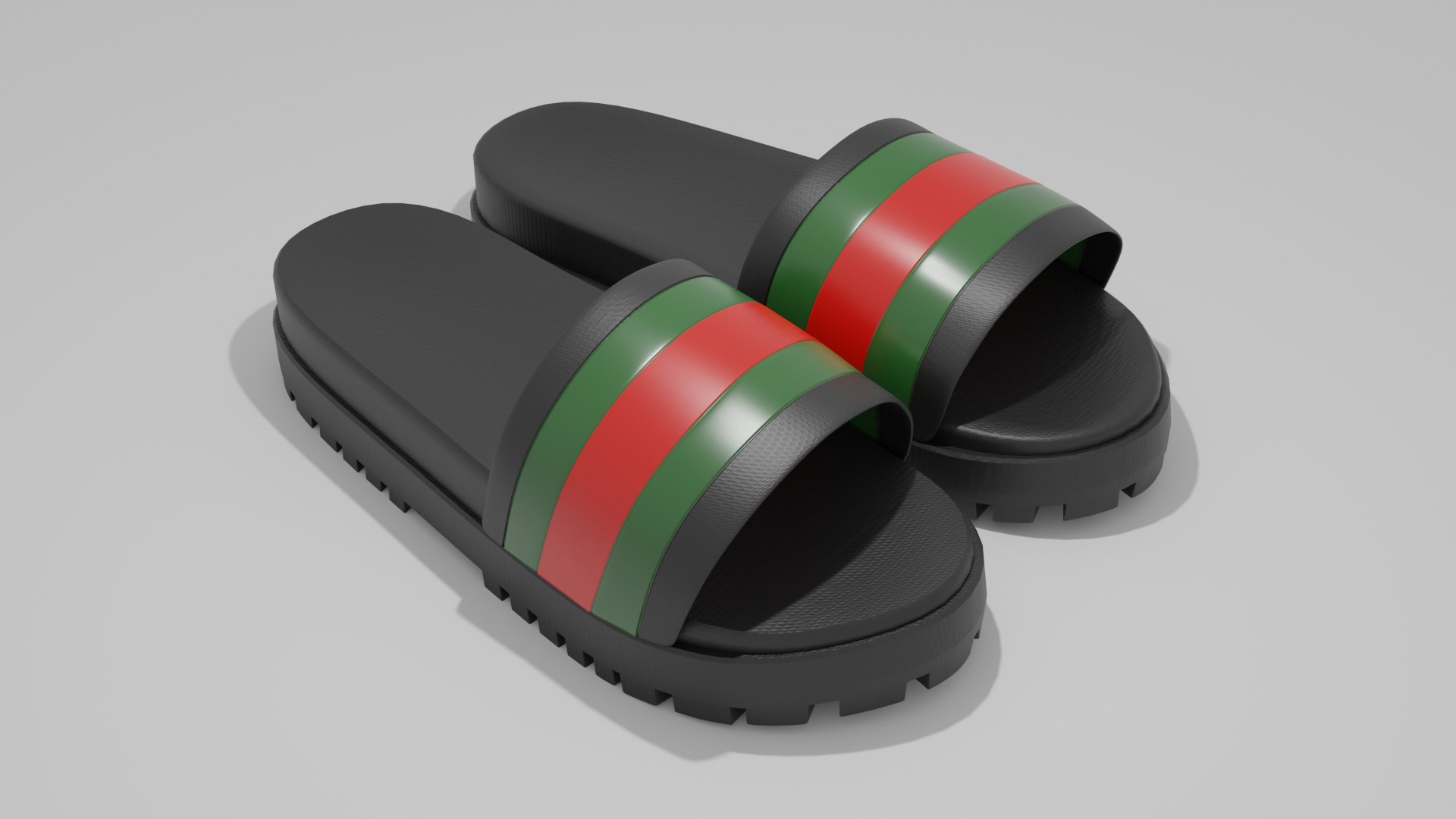 Slide Sandal 3d model 3D model - TurboSquid 2043988