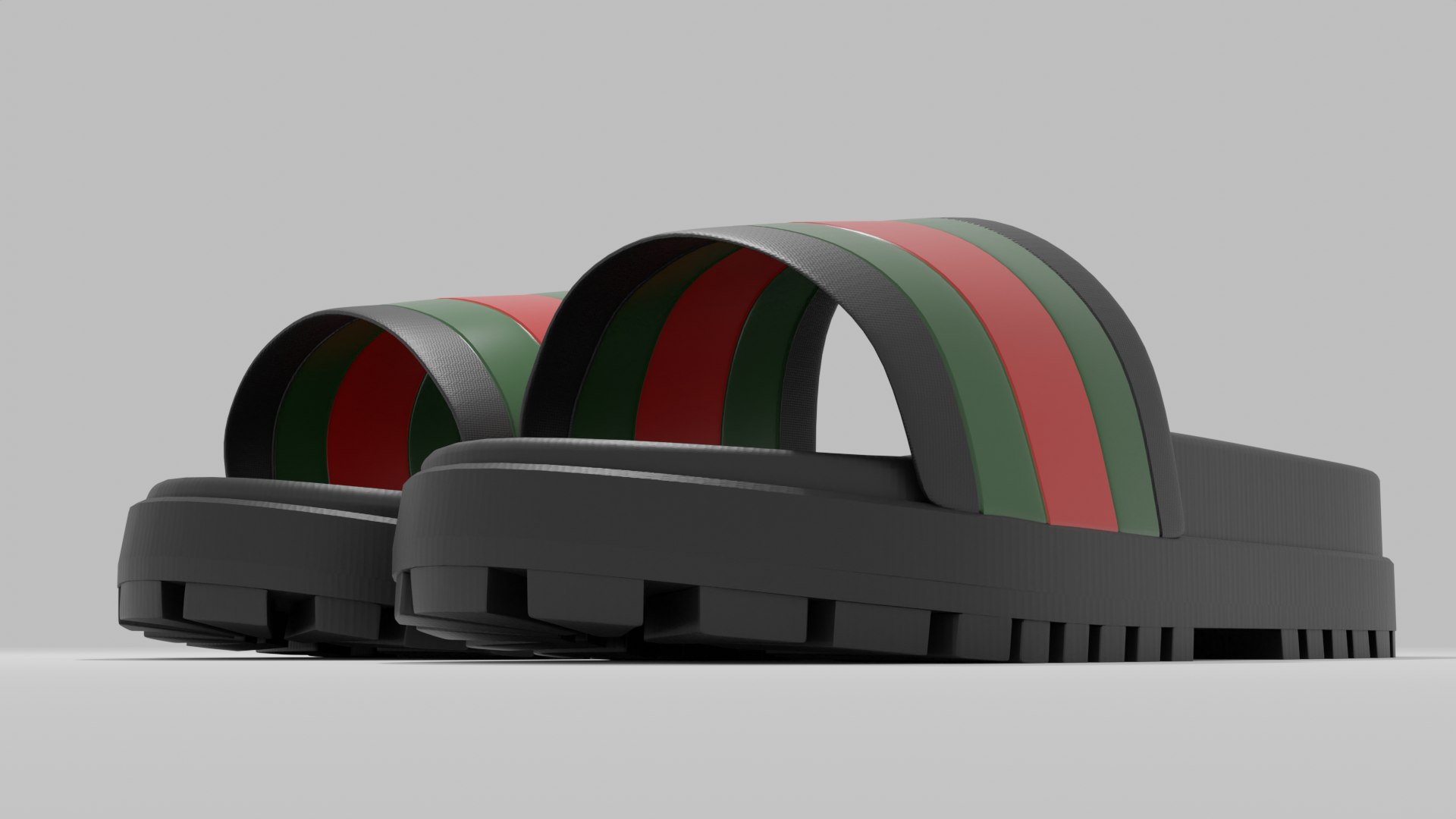 Slide Sandal 3d model 3D model - TurboSquid 2043988