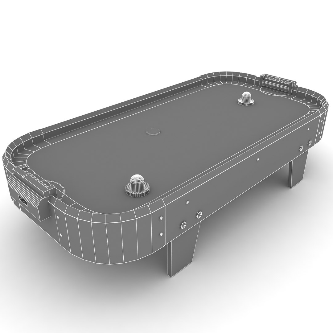 3d Air Hockey Table Model