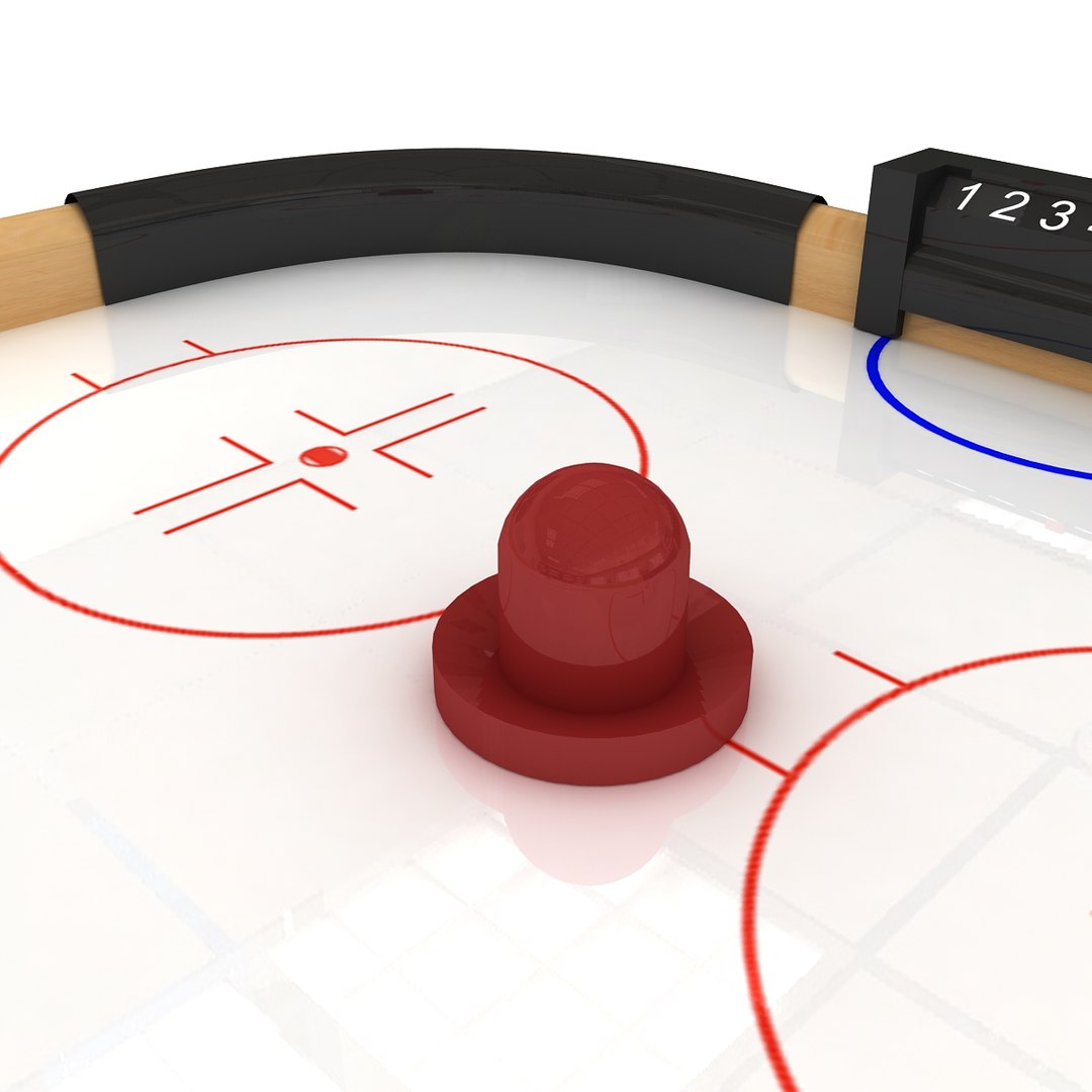 3d Air Hockey Table Model