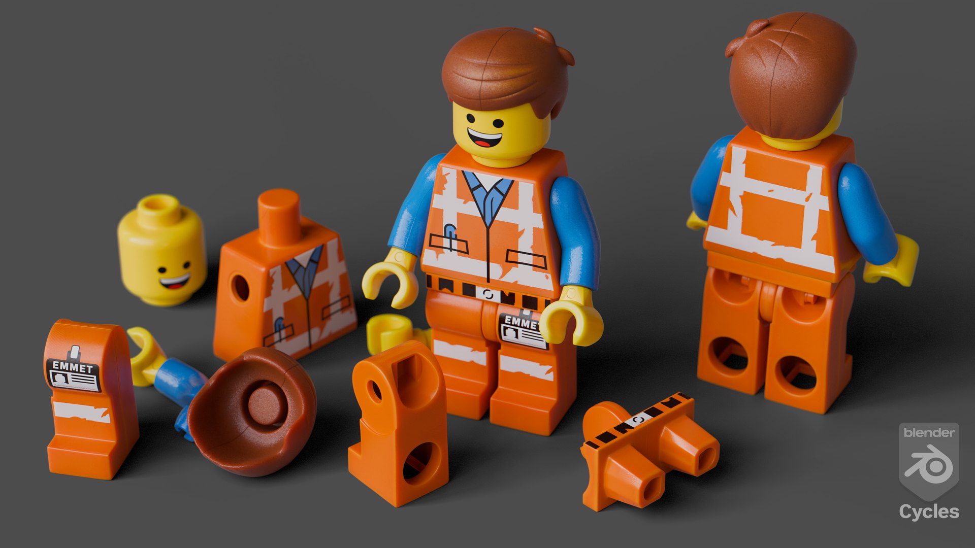 Lego Figure Movie Emmet 3D - TurboSquid 2338559