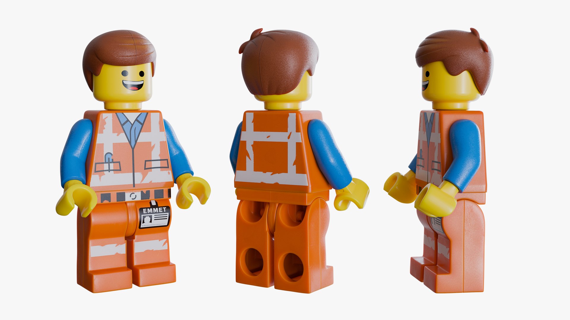 Lego Figure Movie Emmet 3D - TurboSquid 2338559