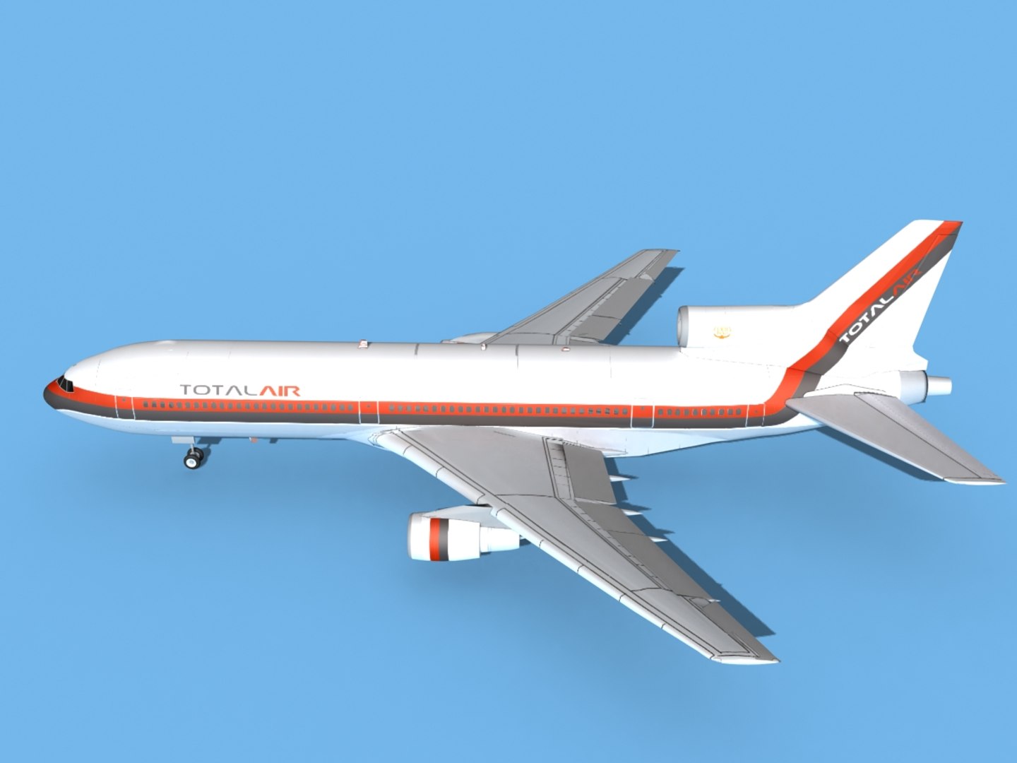 Lockheed L-1011-10 Air 3D Model - TurboSquid 1488952