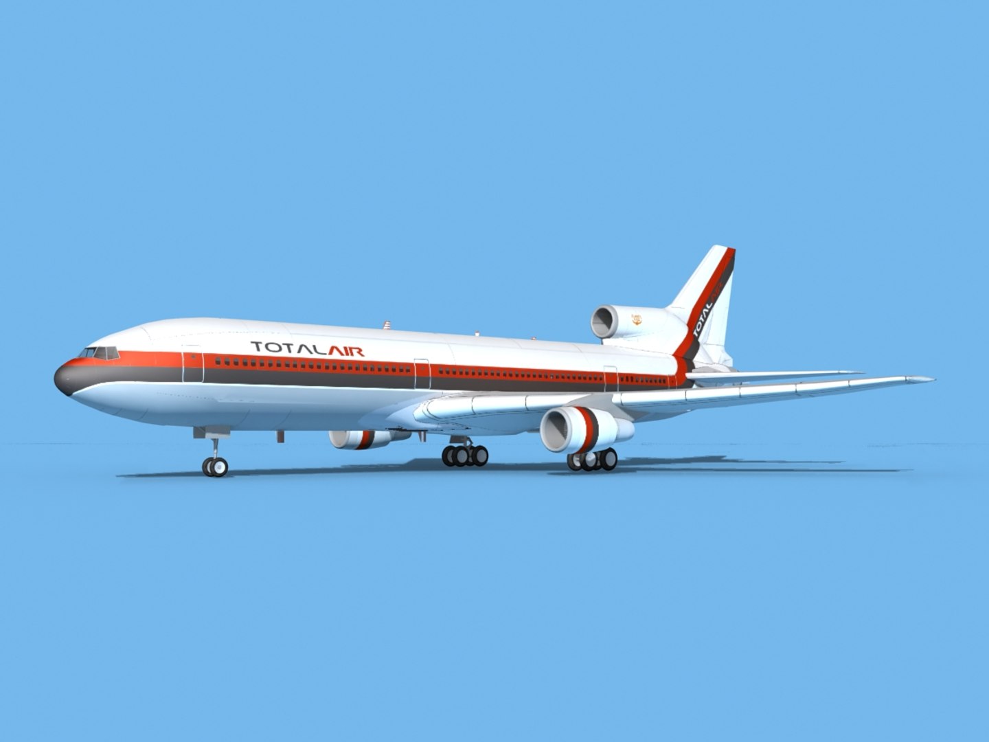 Lockheed L-1011-10 Air 3D Model - TurboSquid 1488952
